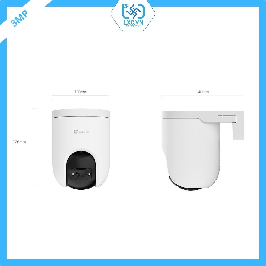Camera Wifi EZVIZ quay 360 ngoài trời H8C Pro 2K (3.0MP) I Chính hãng ...